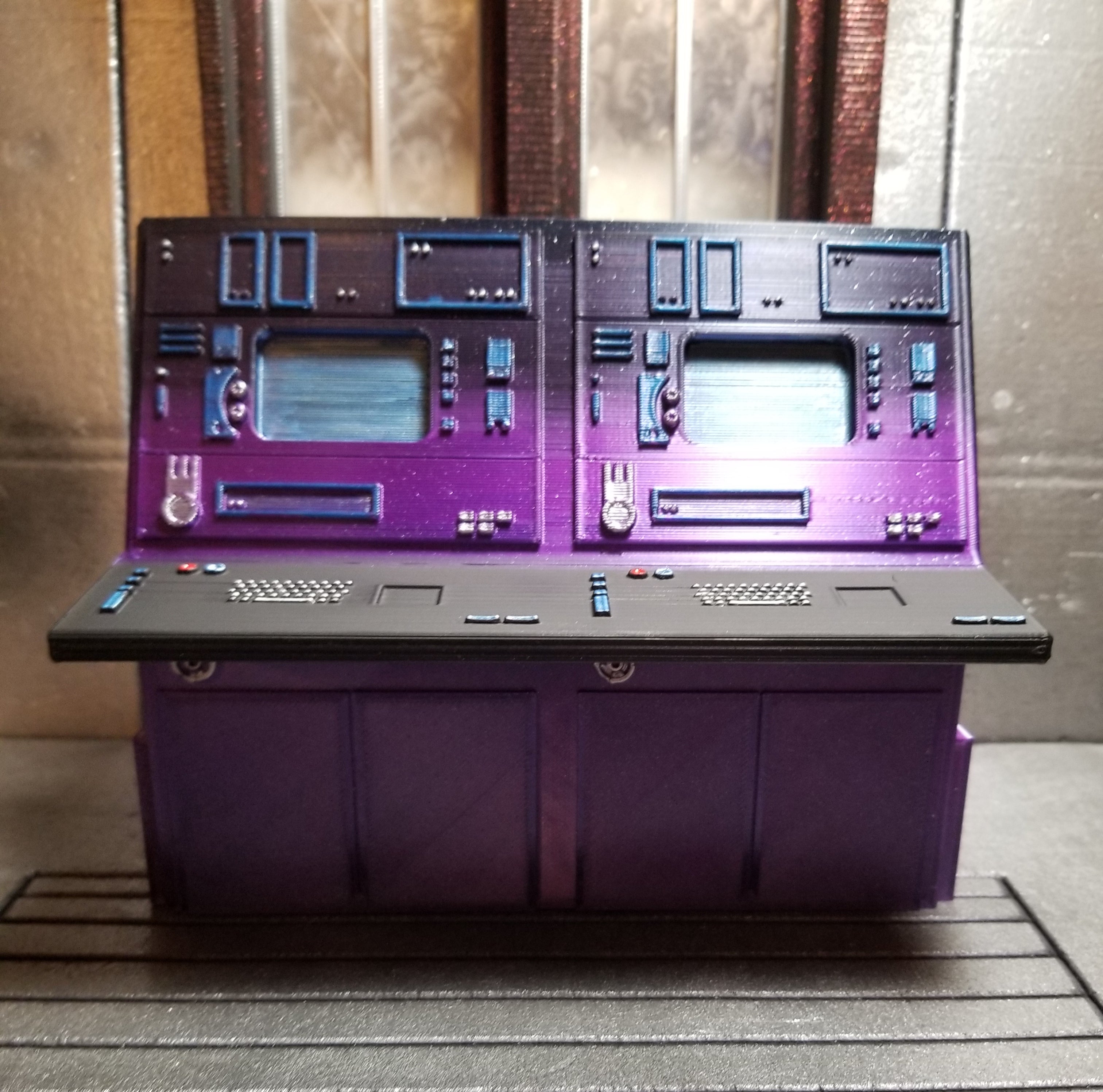 Diorama spaceship computer console ACCESSORY for toy photography Cosmi ...